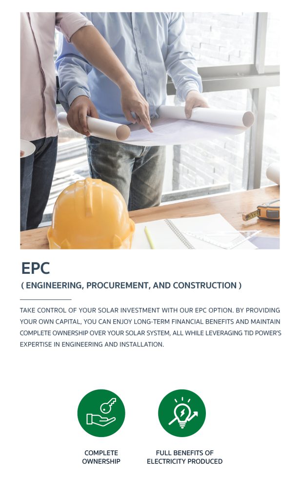 FINANCING SOLUTIONS – TID POWER